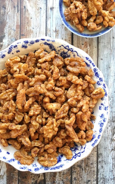 Cinnamon-Spiced Roasted Walnuts