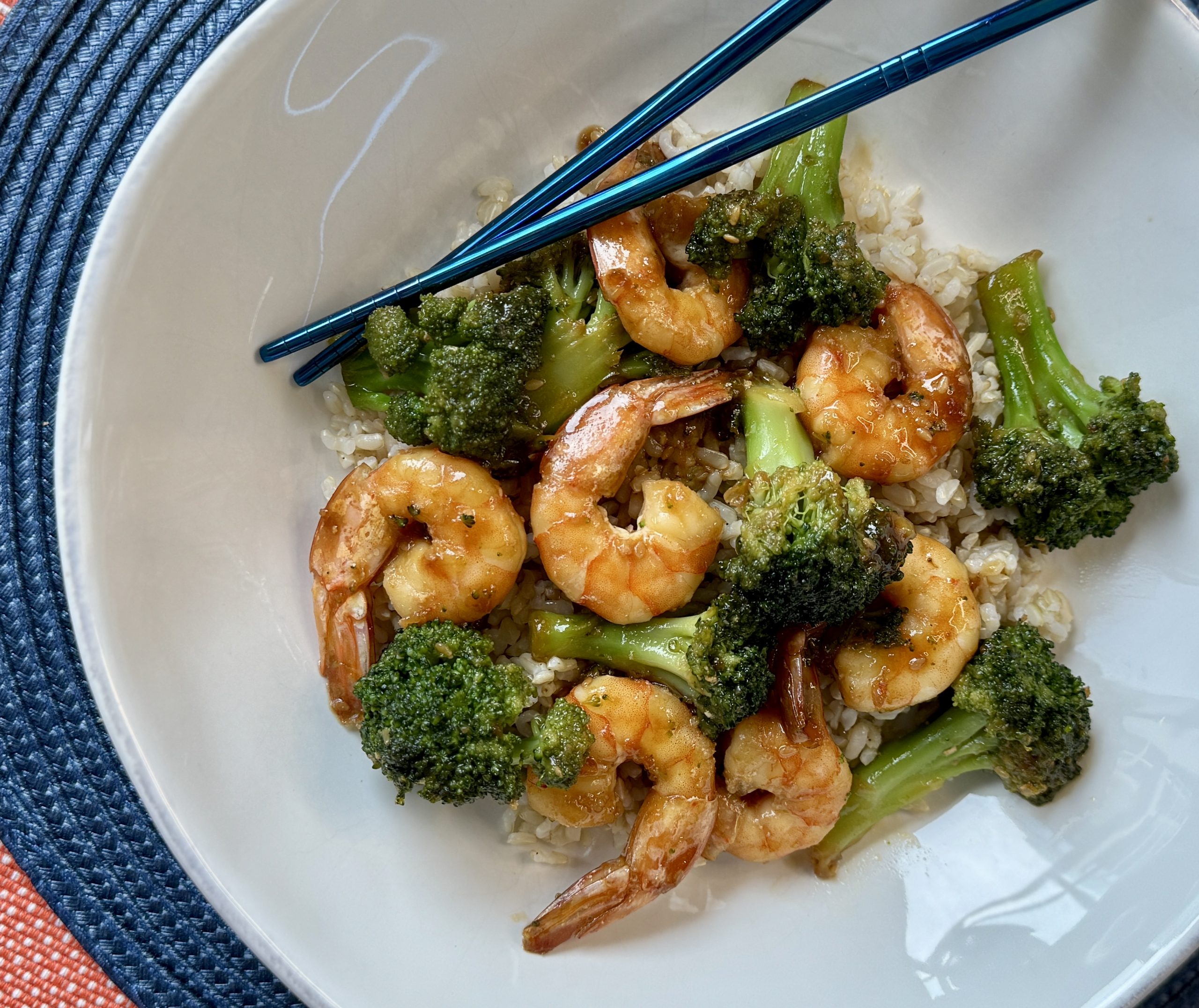 Easy Teriyaki Shrimp and Broccoli Stir-Fry (Made with Mostly Frozen Foods!)